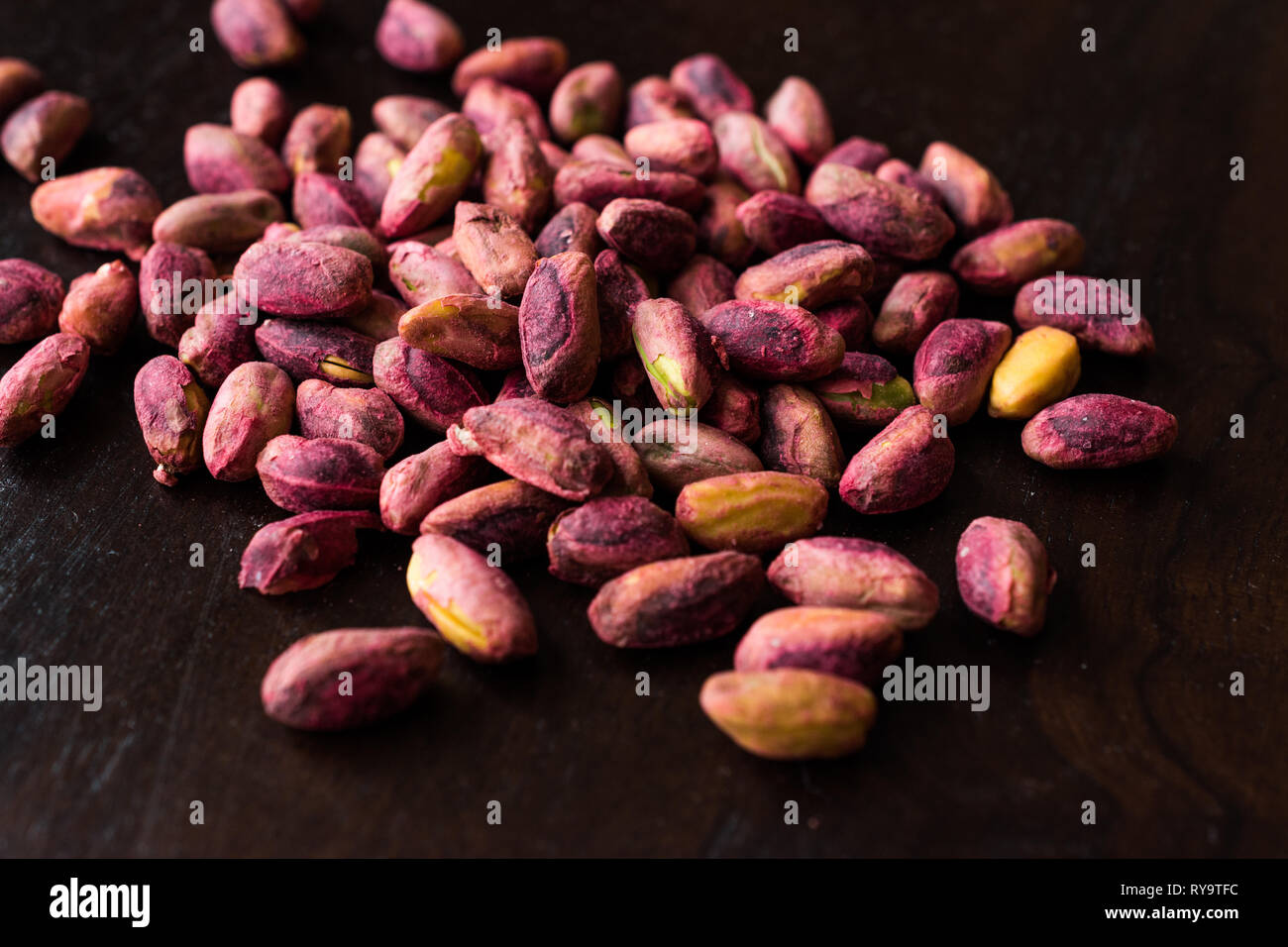Pistachios with and without shell hi-res stock photography and images ...