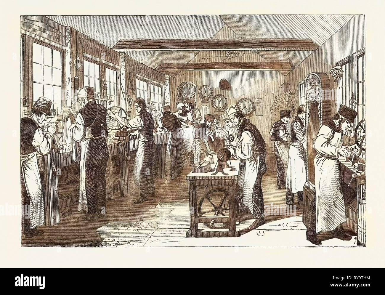 Clerkenwell Clock Factory: The Regulator and General Clock Shop, UK ...