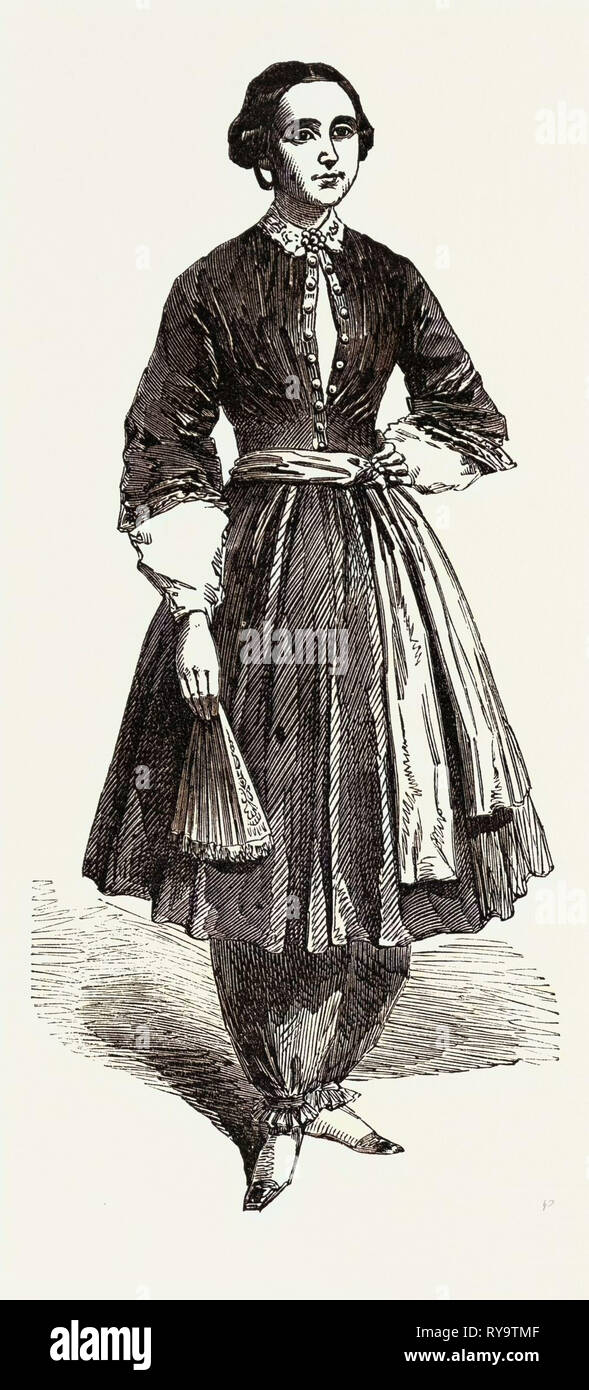 Amelia Bloomer, Originator of the New Dress Stock Photo - Alamy