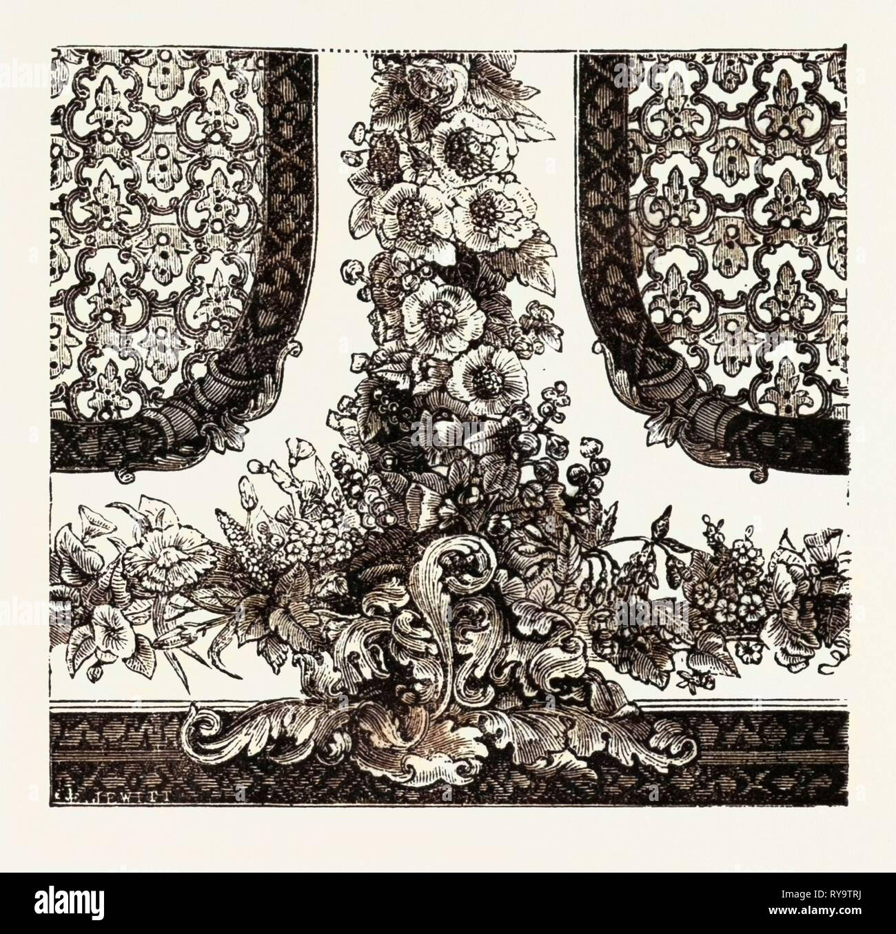 Bottom of Decoration for Room Stock Photo - Alamy