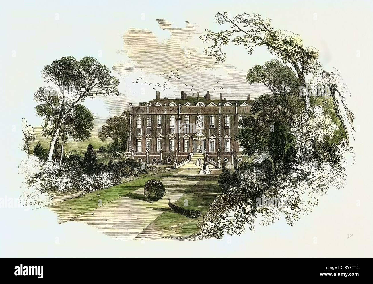 Croxteth Hall, Near Liverpool, the Seat of the Earl of Sefton, UK Stock ...