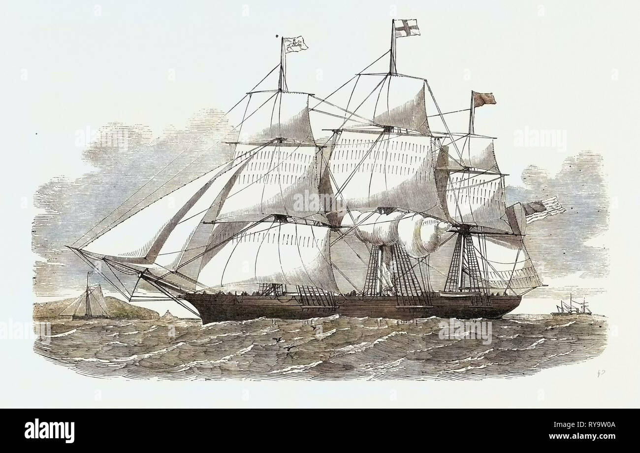 The 'Racer' Clipper Packet-Ship, of New York, United States of America ...