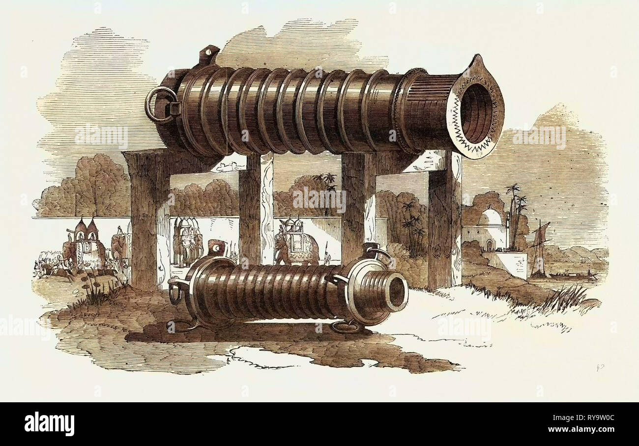 Colossal Gun Lately Found in Bengal Stock Photo - Alamy