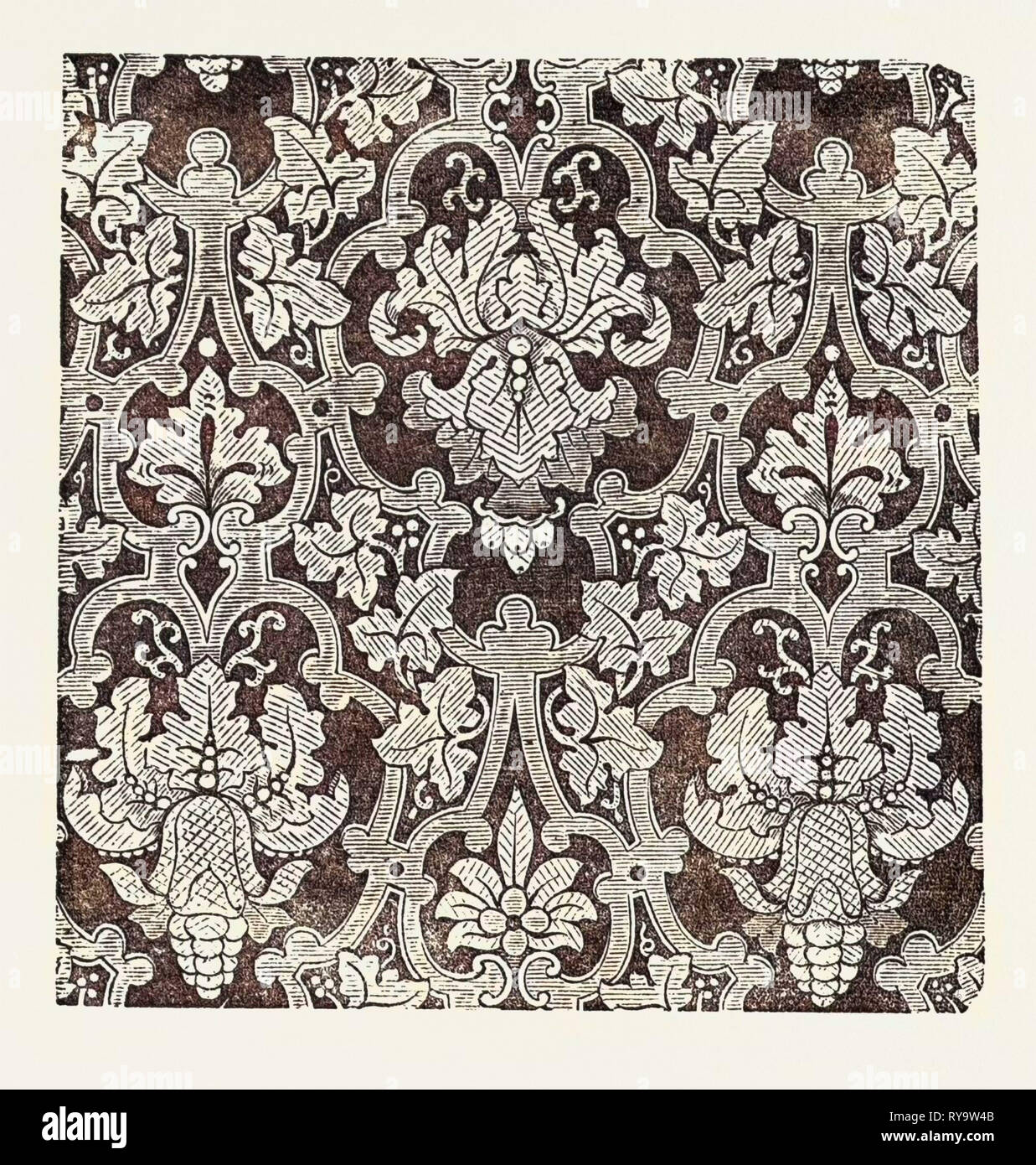 Damask pattern hi-res stock photography and images - Alamy