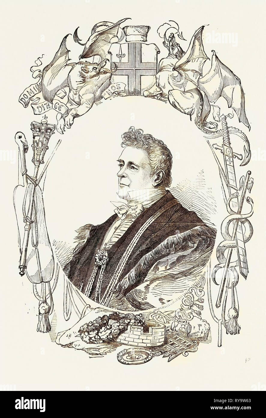 The Right Honourable William Hunter, Lord Mayor, London, UK Stock Photo ...