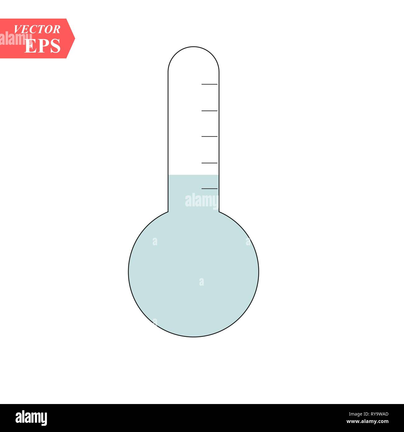 temperature thermometer icon-mercury illustration-temperature isolated ...