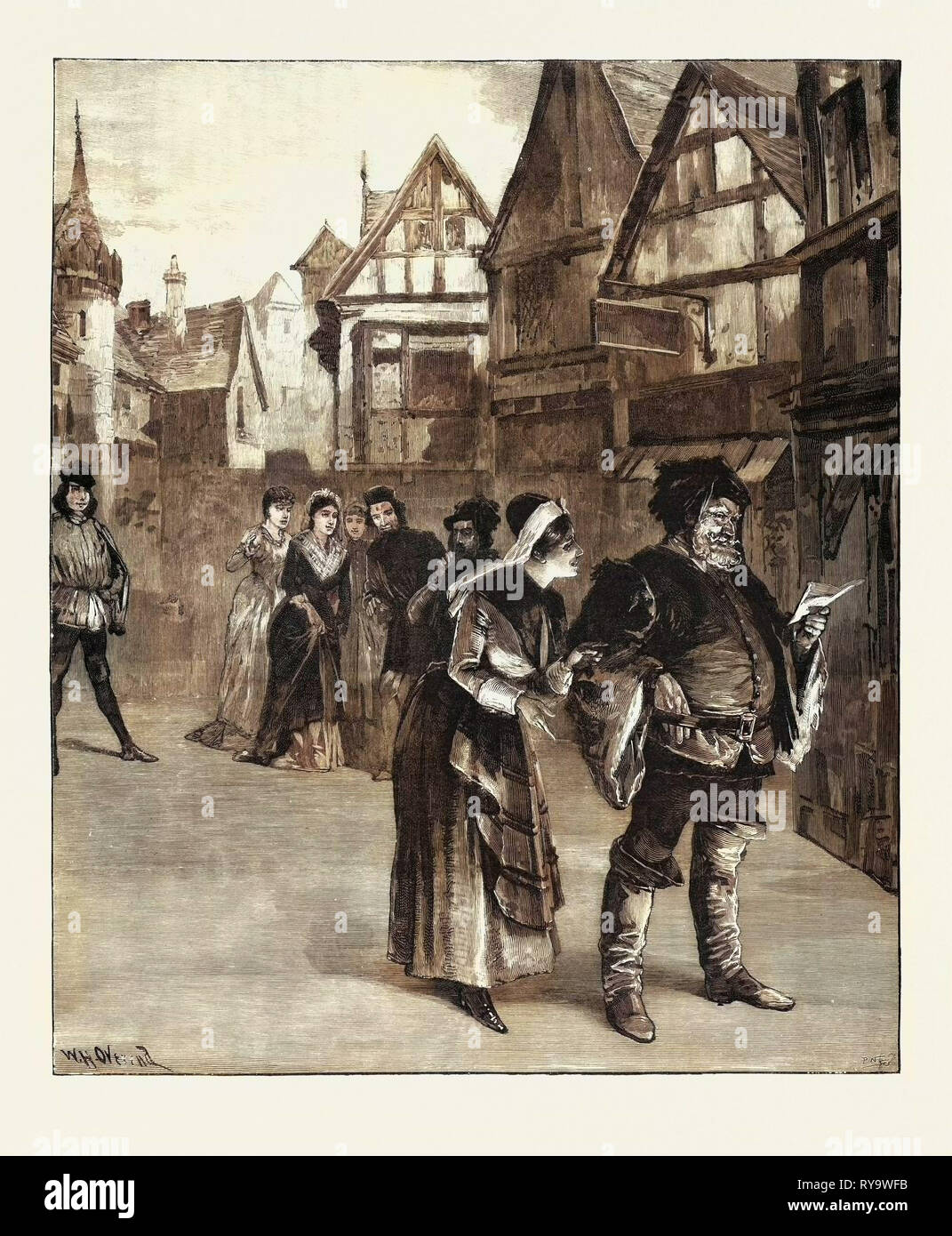 Verdis new opera of falstaff hi-res stock photography and images - Alamy