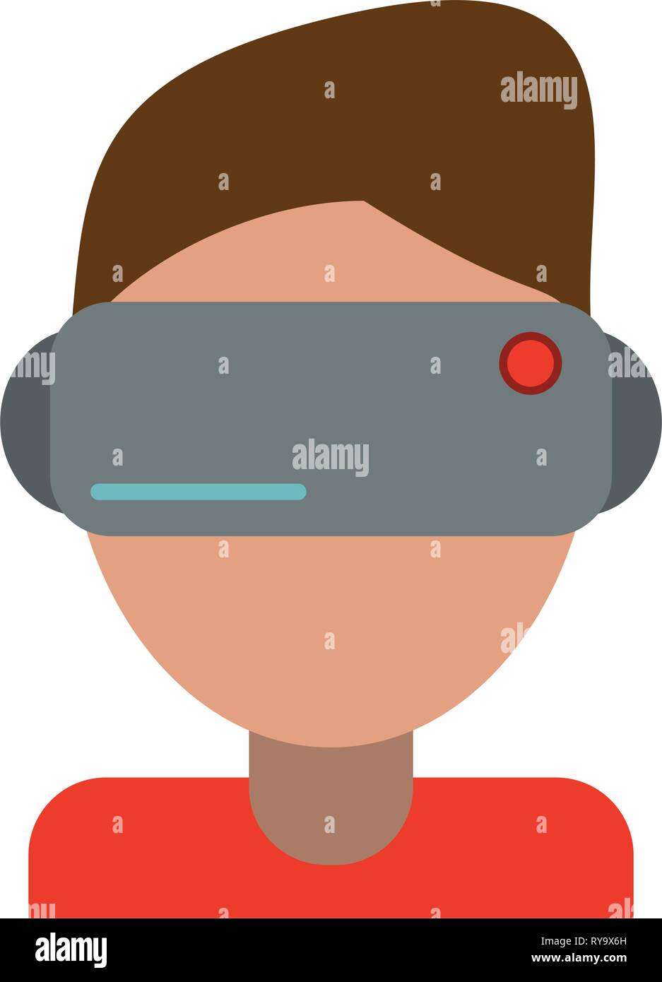Virtual reality avatar person Stock Vector Images - Alamy