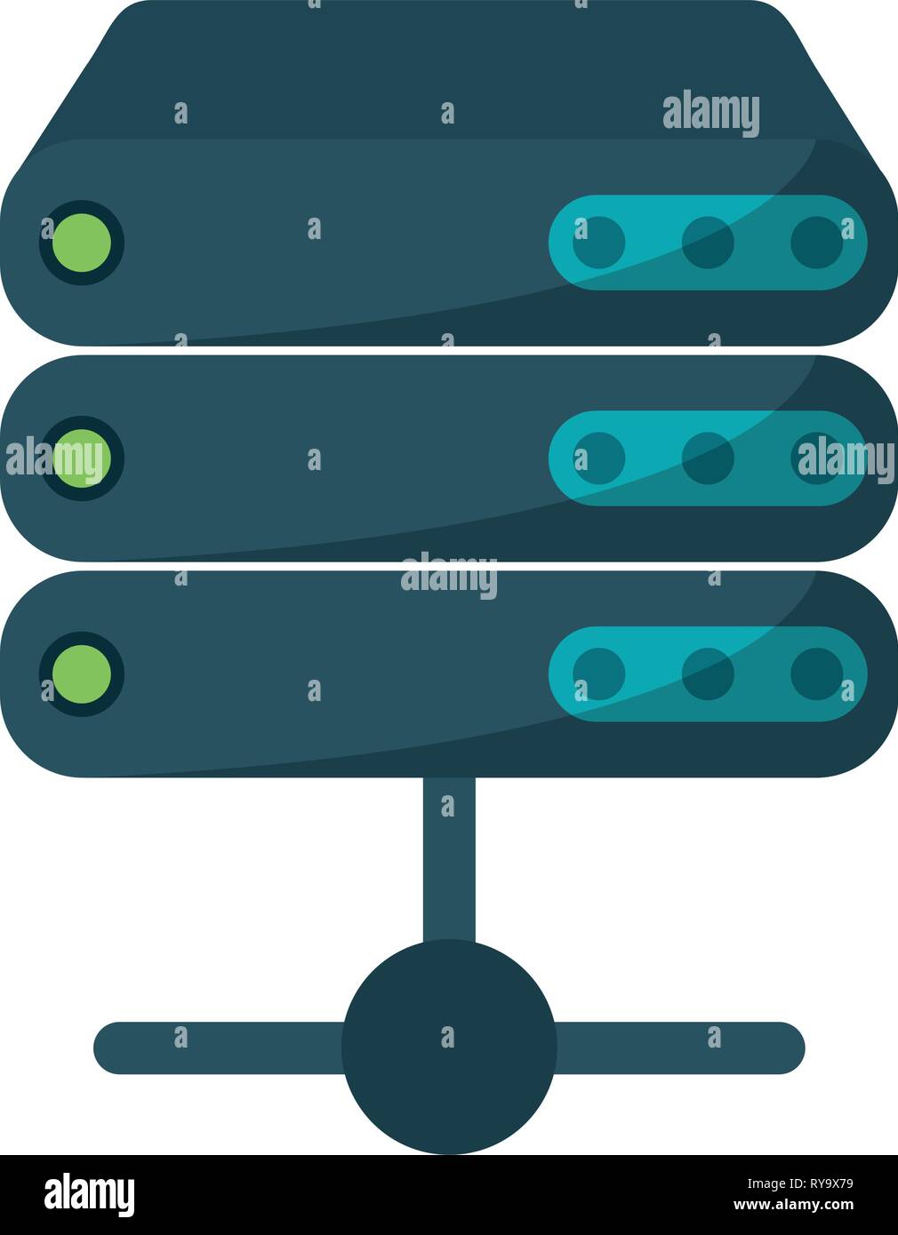 database servers technology symbol Stock Vector Image & Art - Alamy