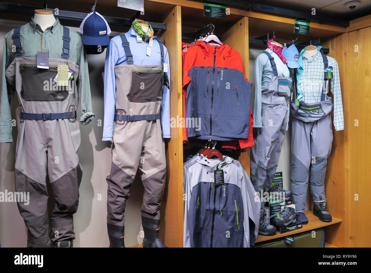 Orvis Fifth Avenue Store Interior, New York City, USA Stock Photo - Alamy