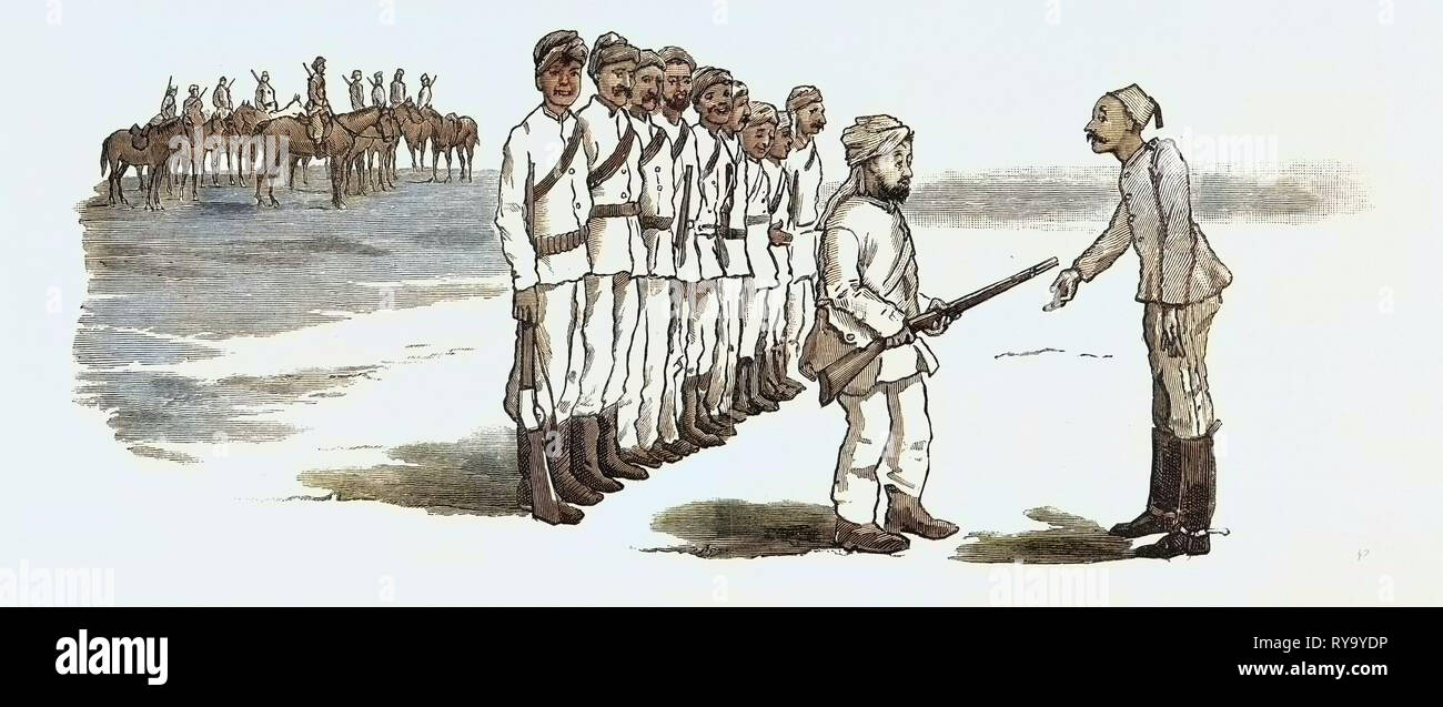 The Rebellion in the Soudan (Sudan) the Material with which Baker Pasha ...