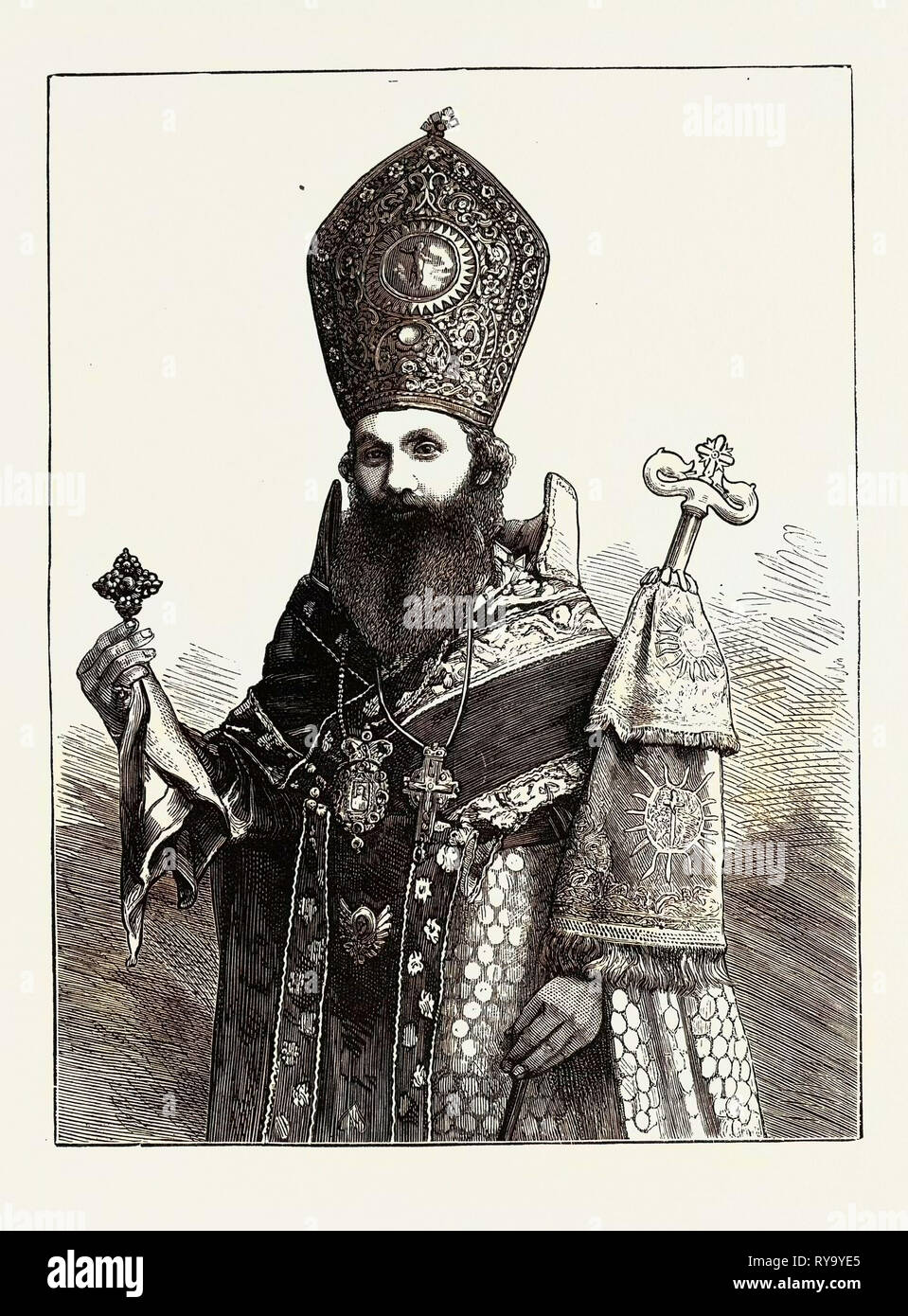 Archbishop Gregoris Prelate of the Armenian Church in Persia China ...