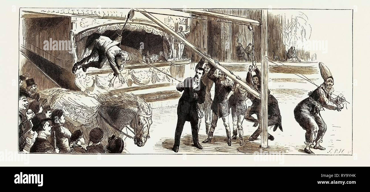 A Riding-Lesson at Sanger's Circus Stock Photo - Alamy