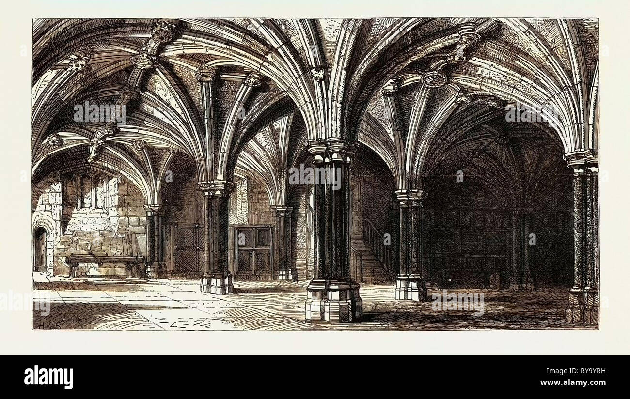 Crypt of the Guildhall London UK Stock Photo - Alamy
