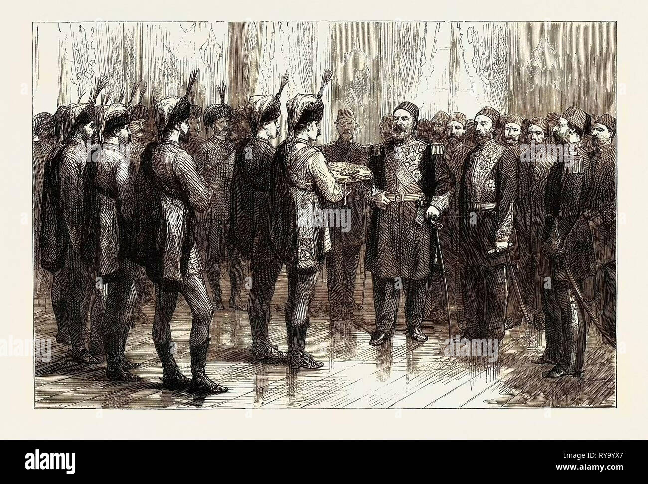 The Eastern Question: The Deputation of Hungarian Students Presenting a ...