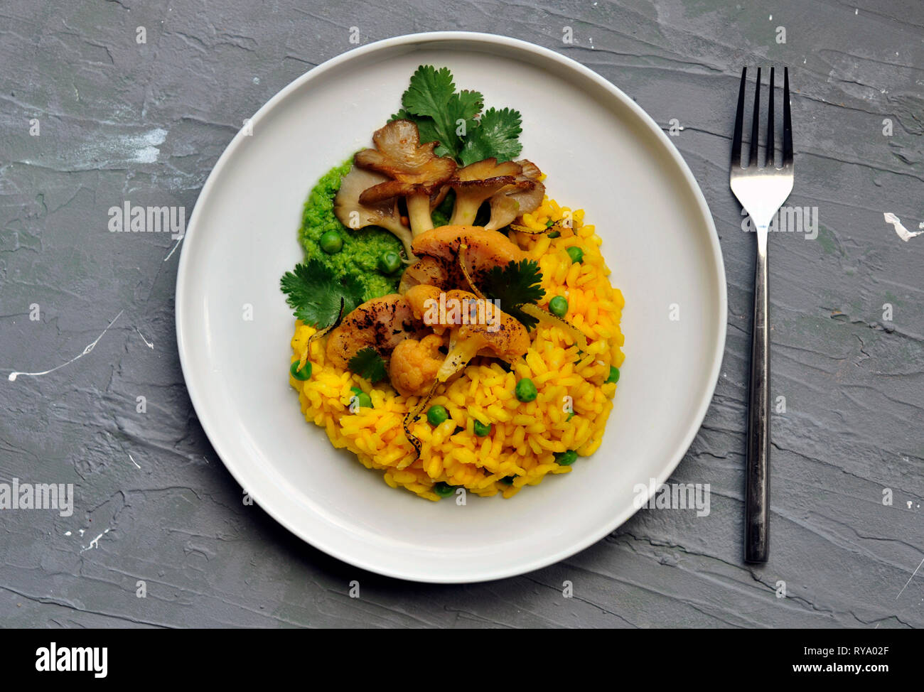 Restaurant style risotto dish hi-res stock photography and images - Alamy