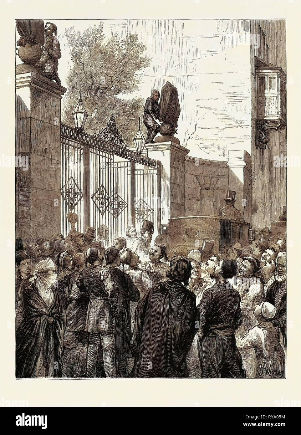 The War in the East: Departure of the Russian Embassy from ...