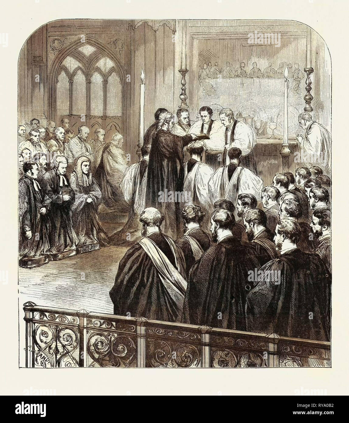 Consecration at Westminster Abbey, 1870, London, UK Stock Photo - Alamy