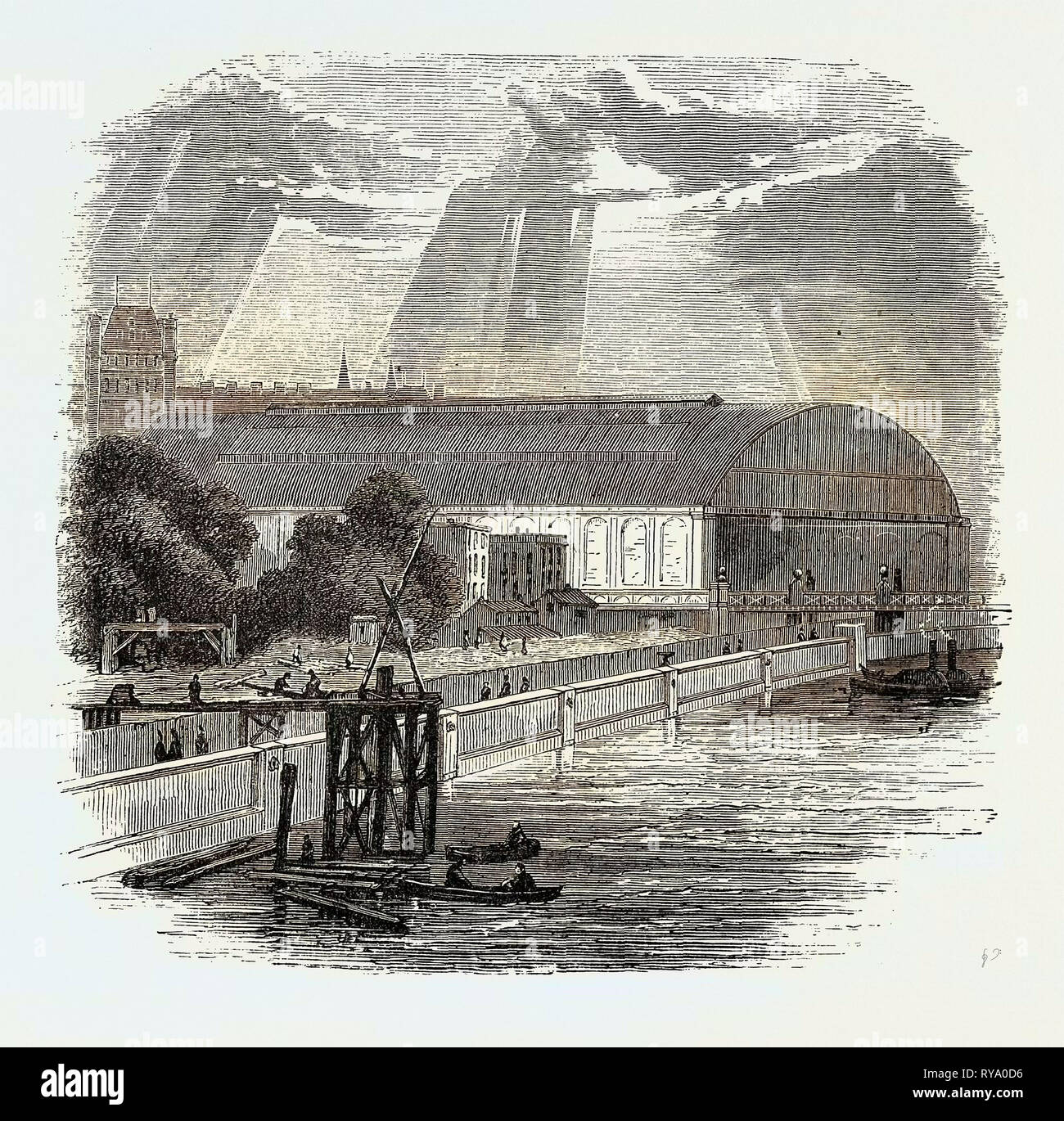 Victorian london embankment hi-res stock photography and images - Alamy