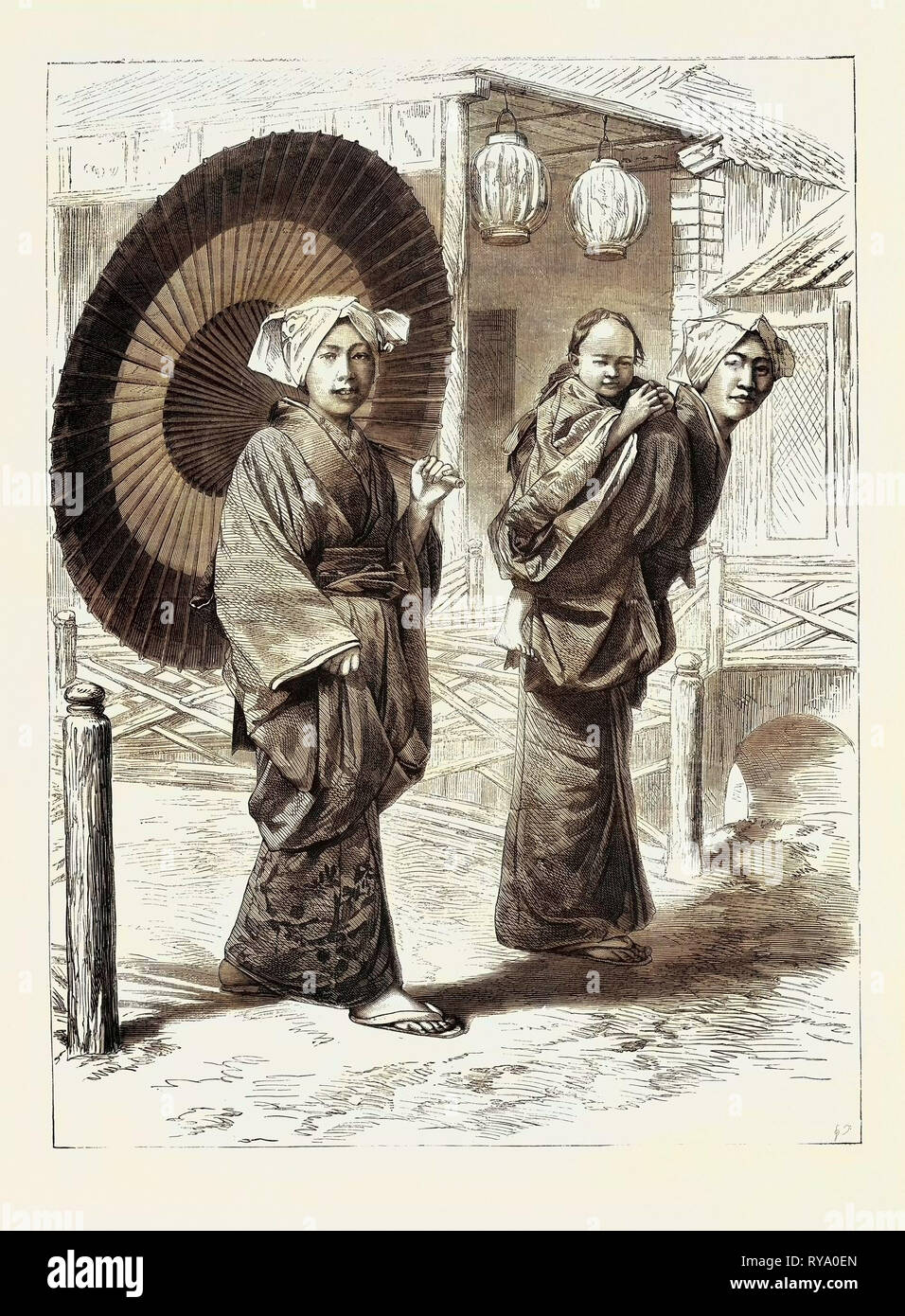 Vintage japanese image hi-res stock photography and images - Alamy