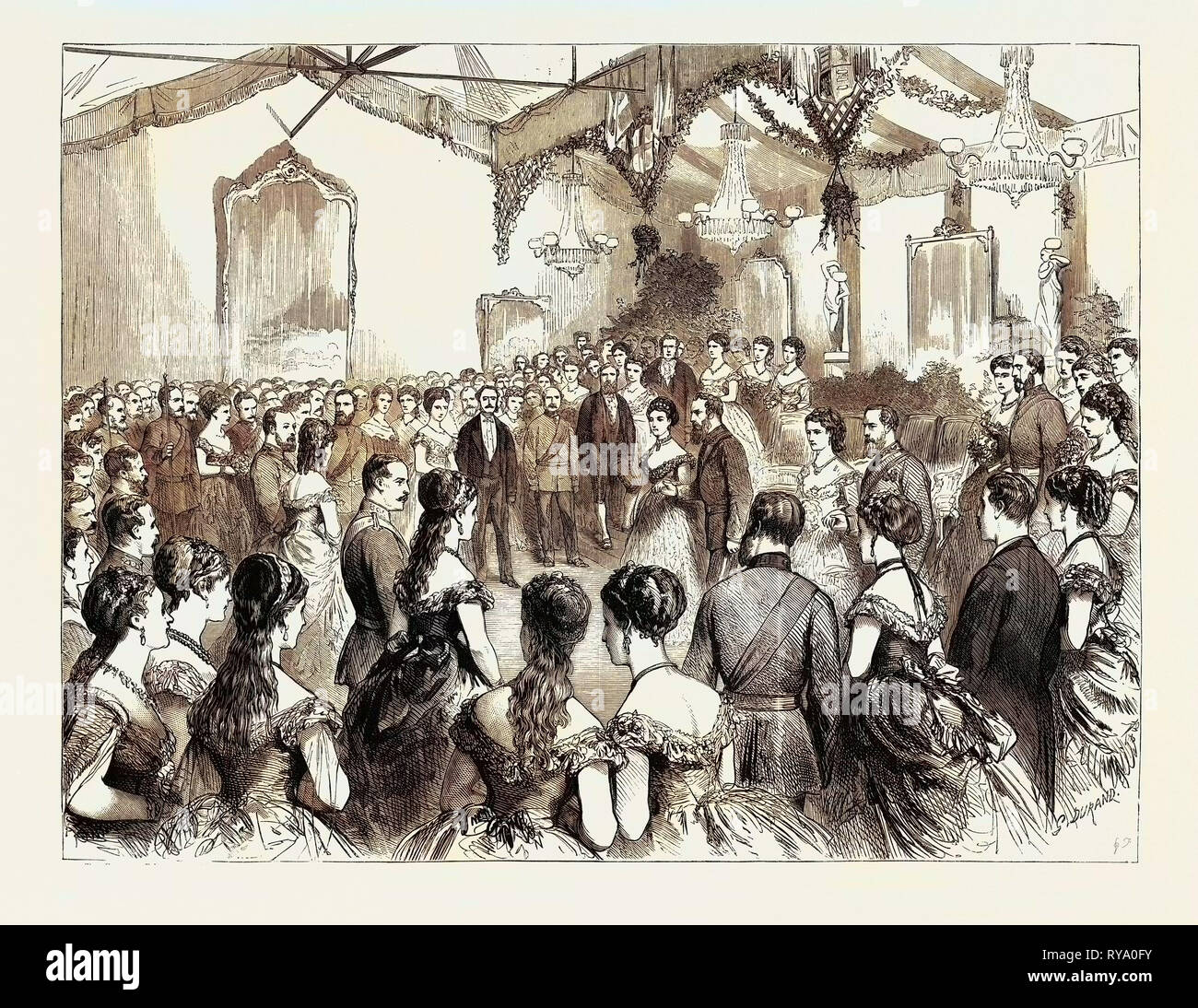 The Honourable Artillery Company's Ball, 1870 Stock Photo - Alamy