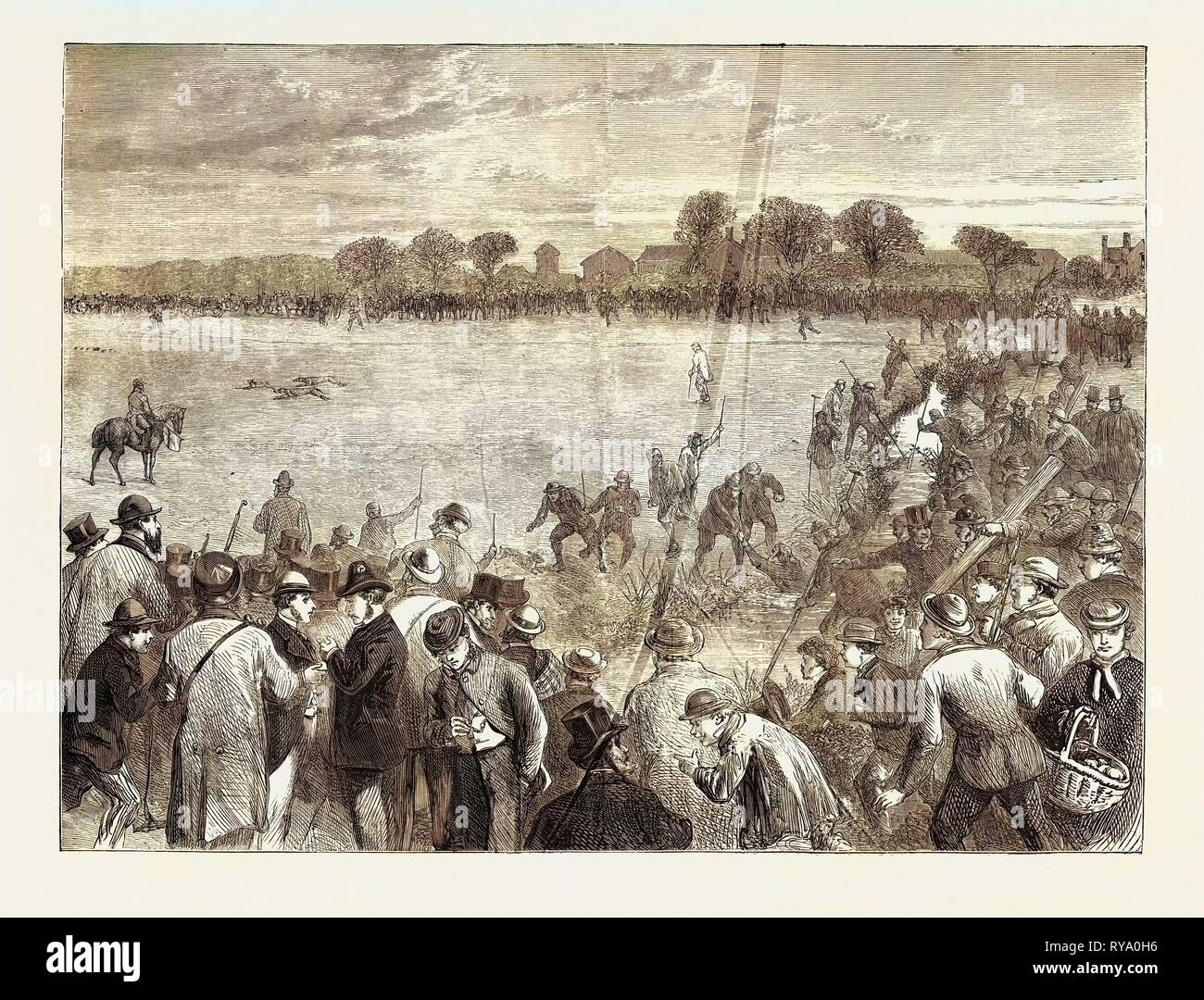 Coursing at Altcar, 1870 Stock Photo - Alamy