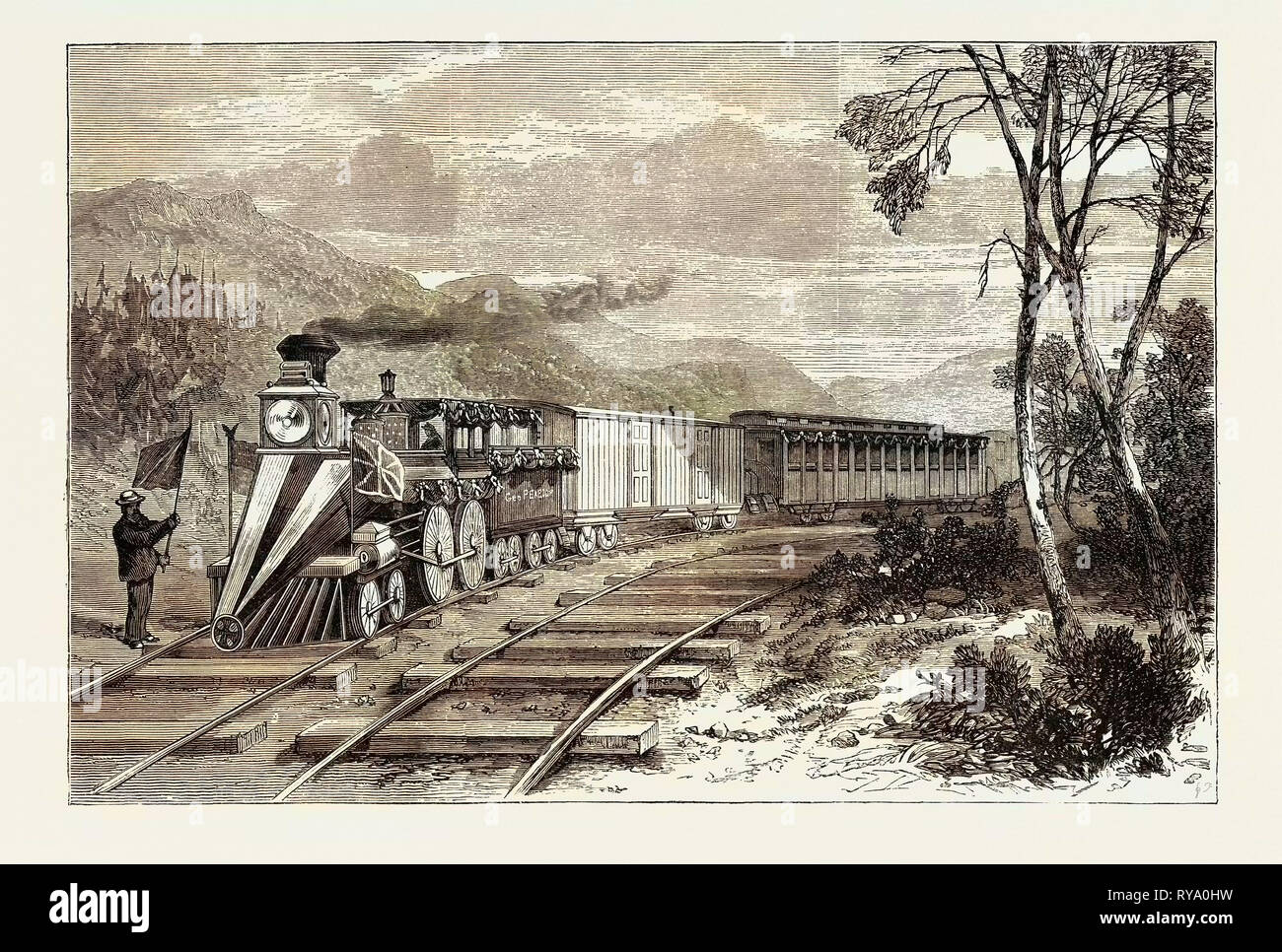 Train 1870 hi-res stock photography and images - Alamy