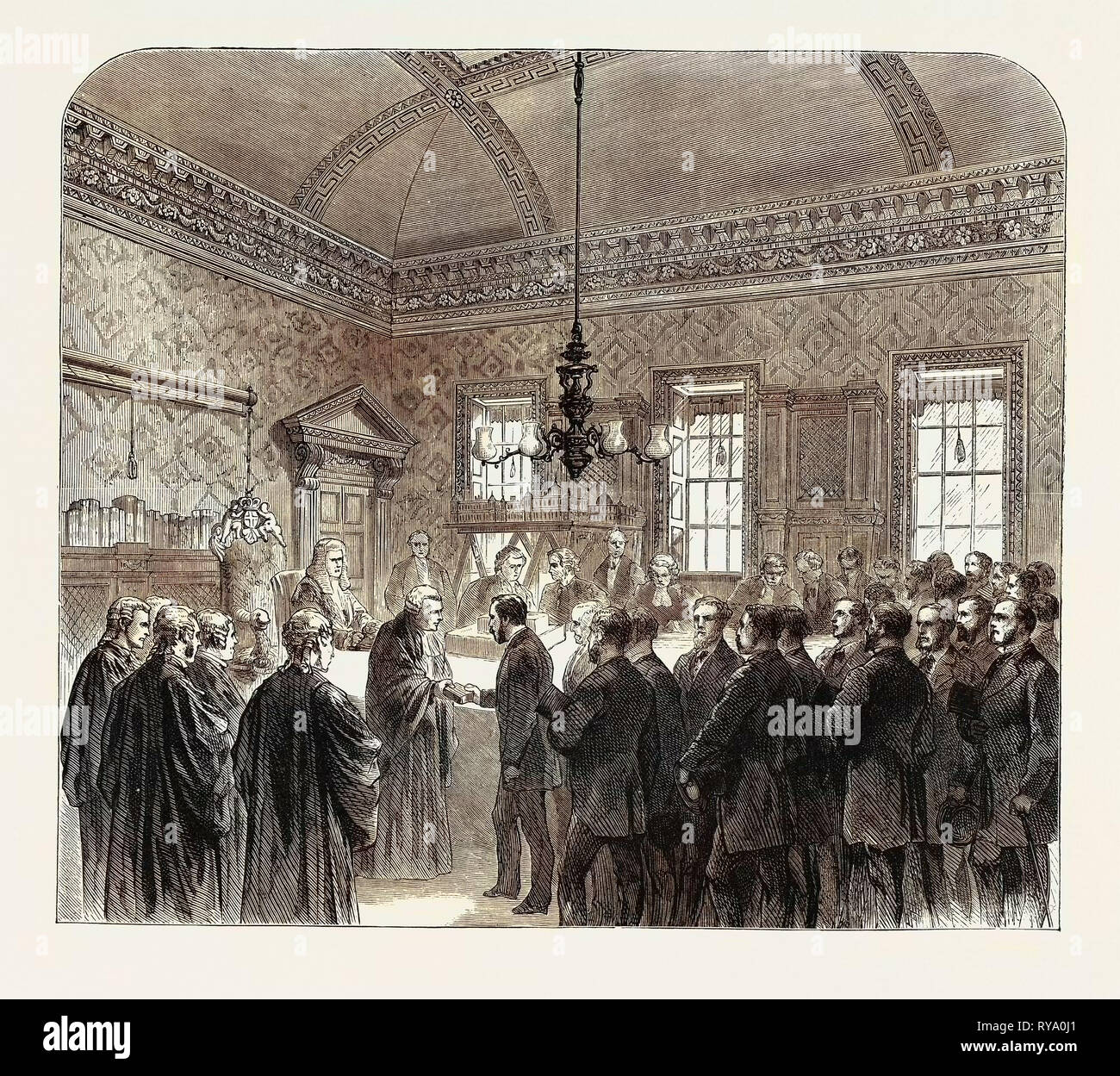 The Trial of the Pyx, 1870 Stock Photo - Alamy