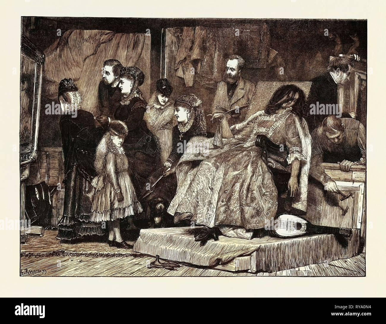 Used Up, 1870 Stock Photo - Alamy