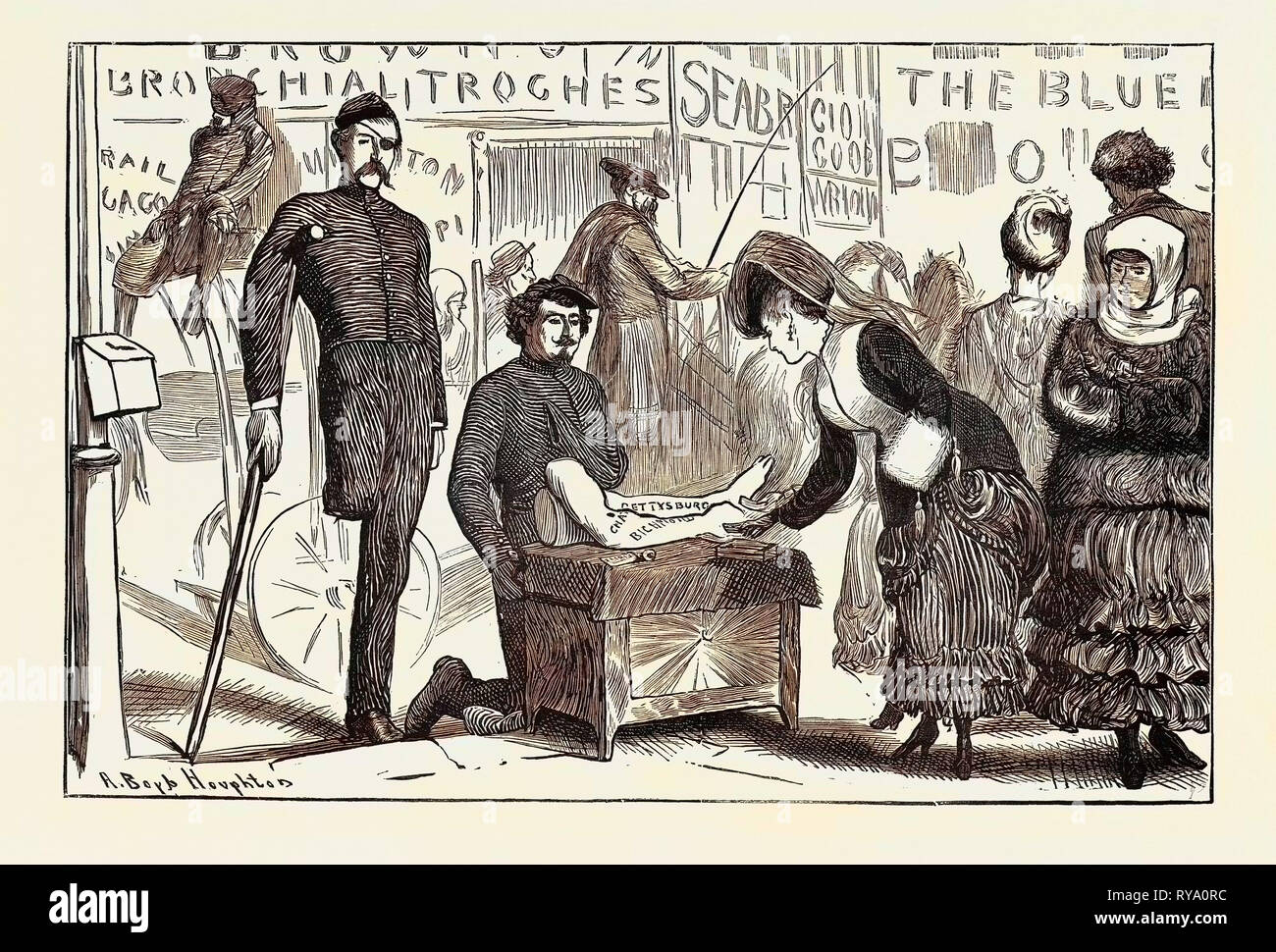 Boston: Boston Pets, 1870 Stock Photo - Alamy