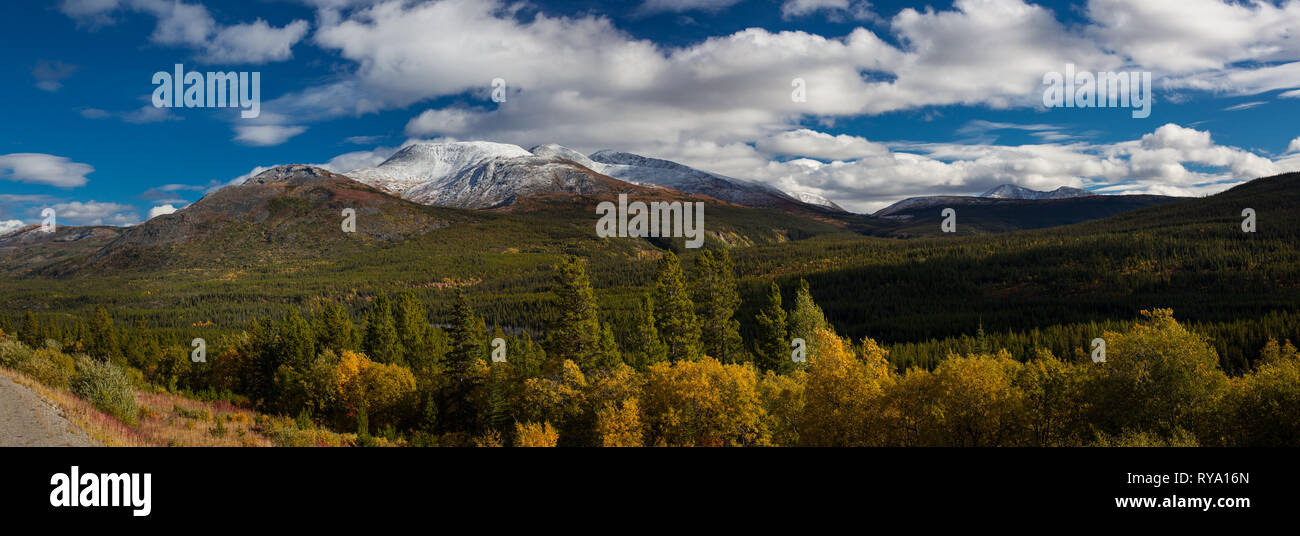 Alaska Highway, Watson Lake Region, Yukon Territory, Canada Stock Photo ...