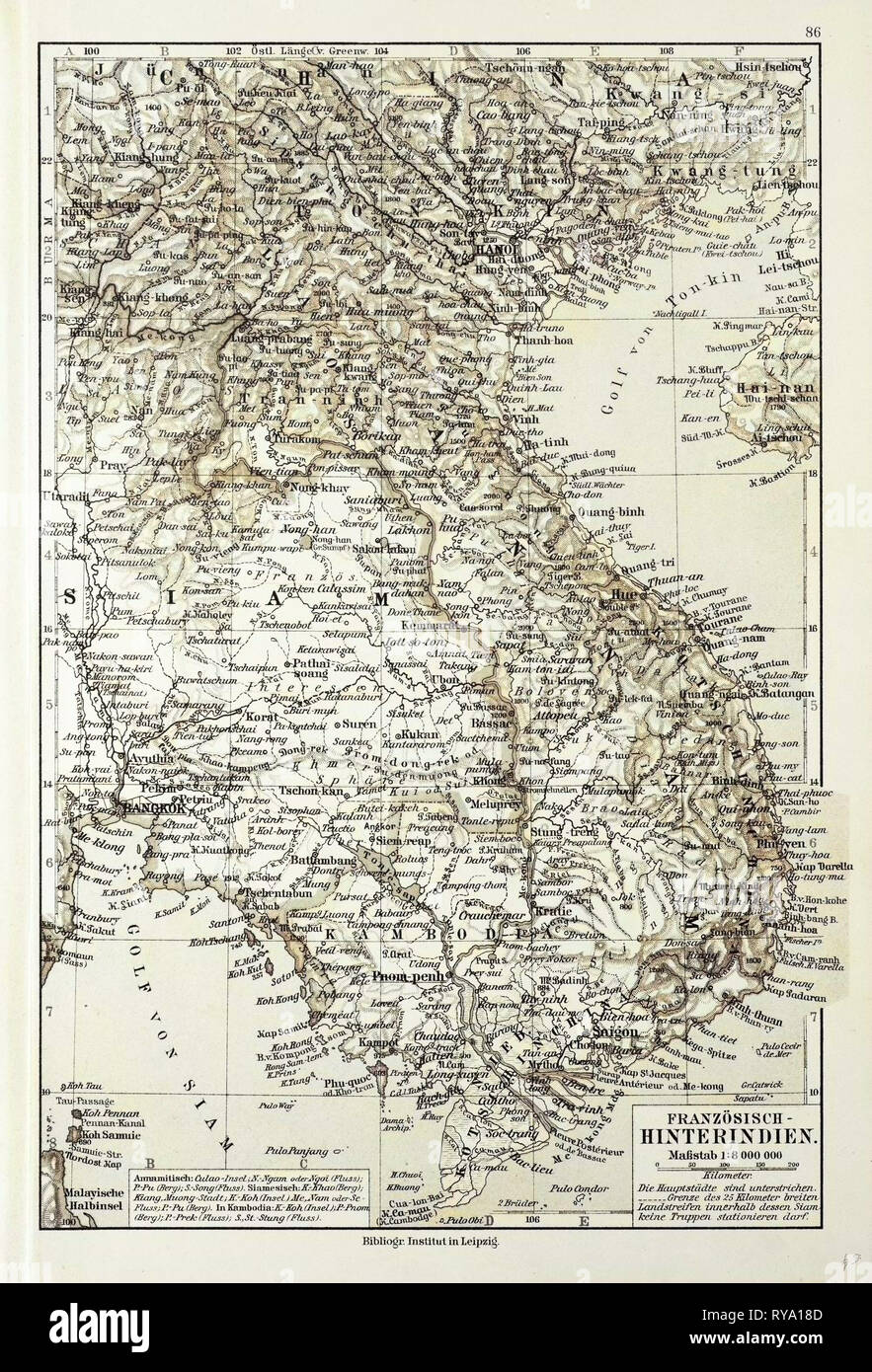 Map of laos hi-res stock photography and images - Alamy