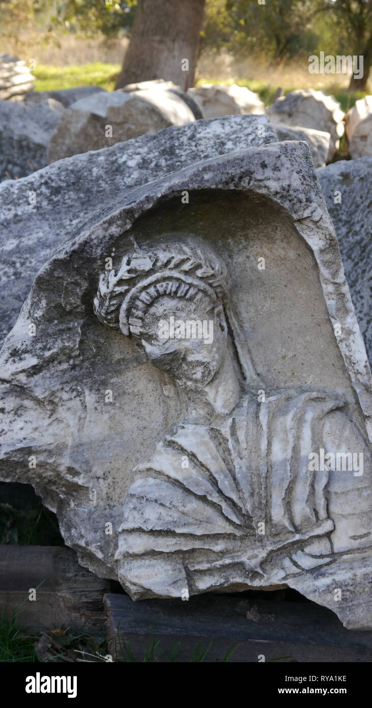 Historic site of Troy, Turkey Stock Photo - Alamy