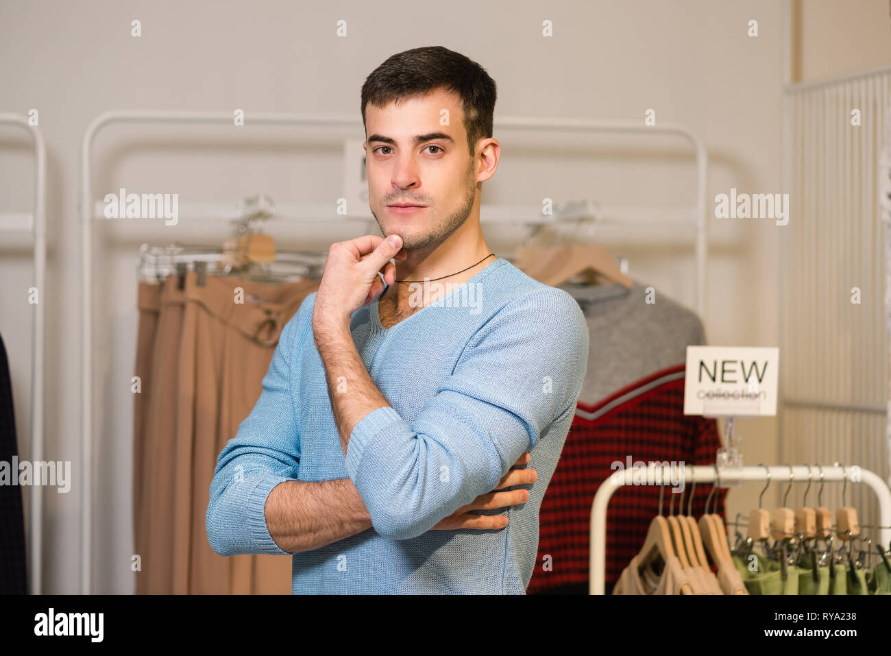 Boy fashion store owner hi-res stock photography and images - Alamy