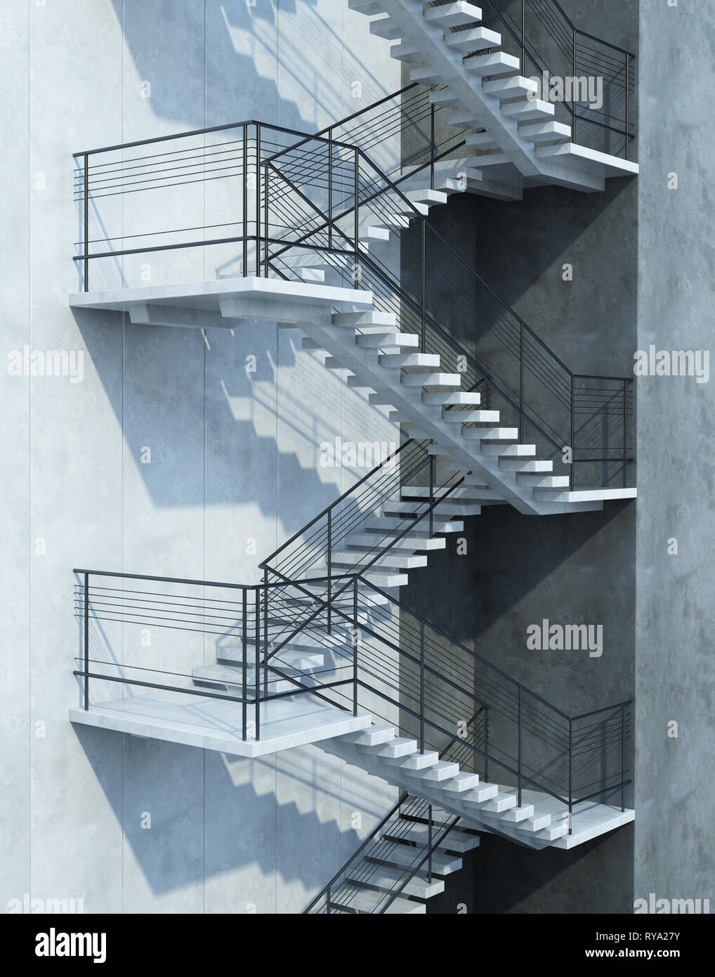 stairs leading upward Stock Photo - Alamy