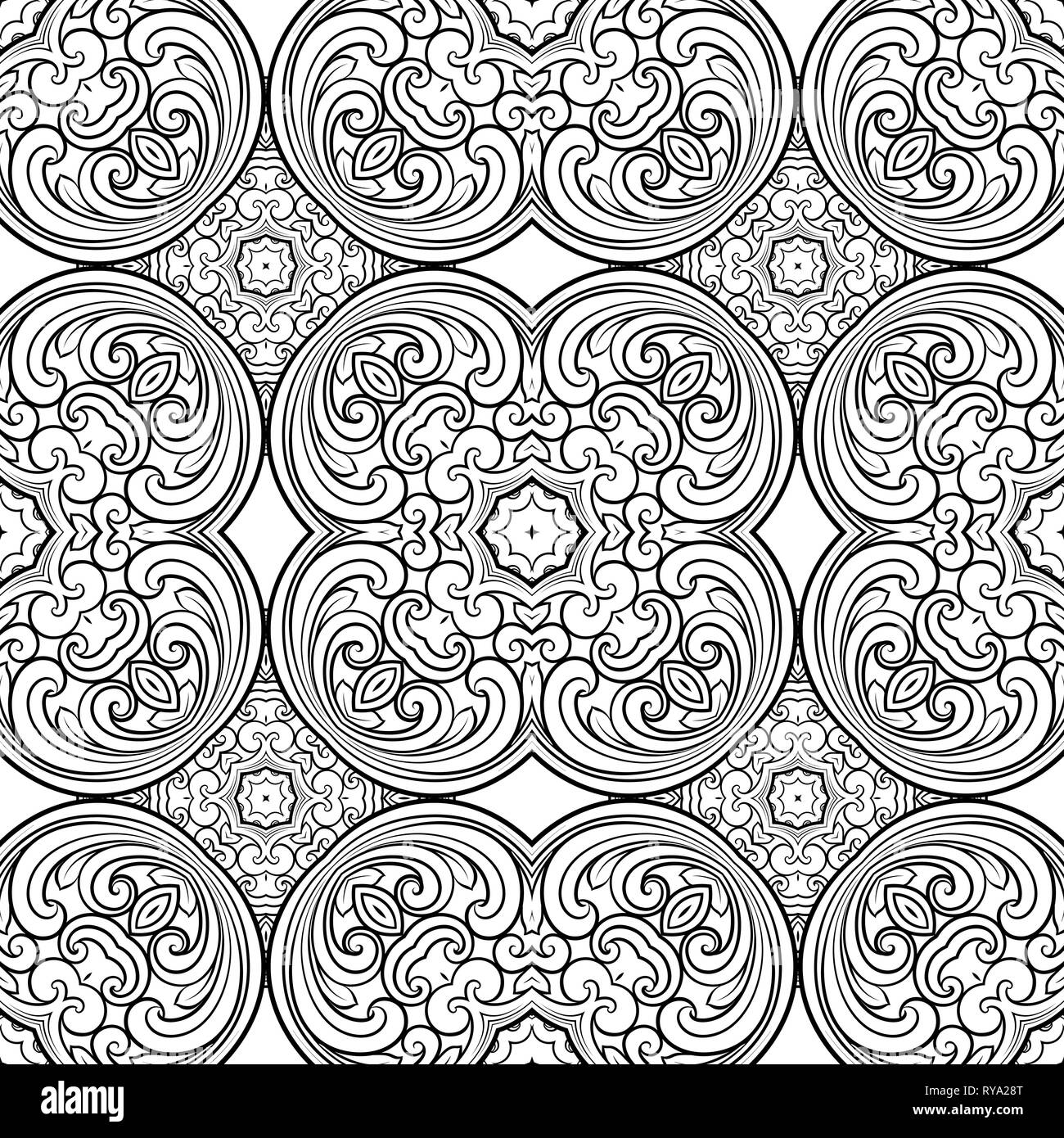 Arabesque structure Black and White Stock Photos & Images - Alamy