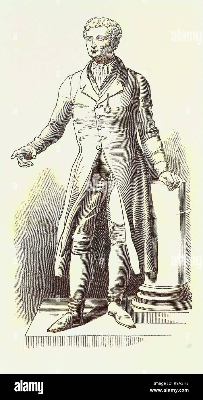 Statue of Father Mathew, 1846 Stock Photo - Alamy