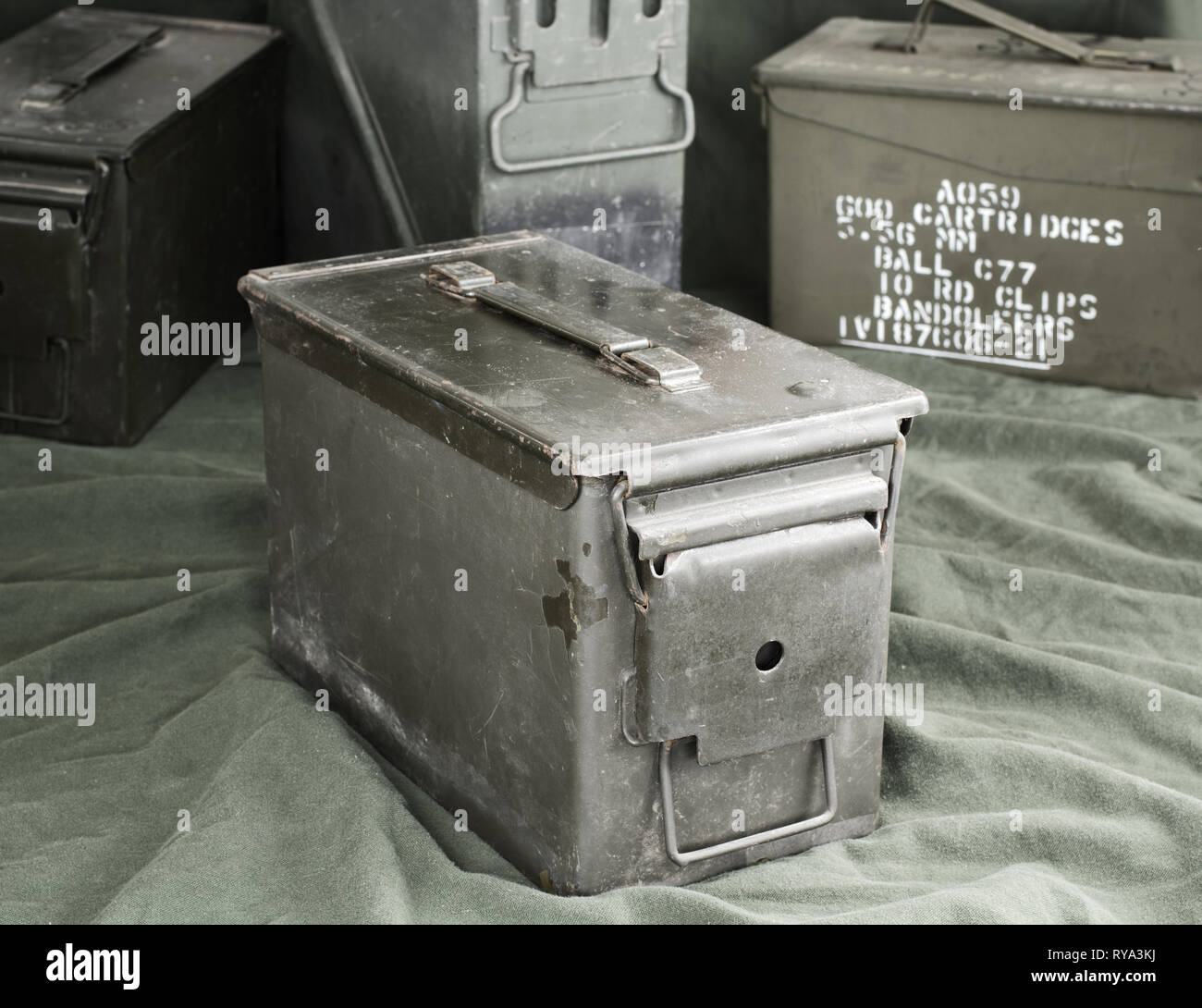 Old ammo box hi-res stock photography and images - Alamy