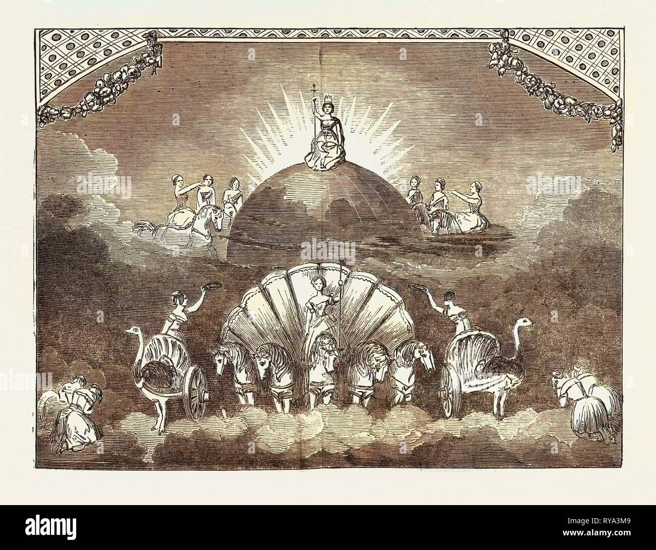 Christmas Pantomimes: Astley's. Scene from the Pantomime of 'Mr. And ...