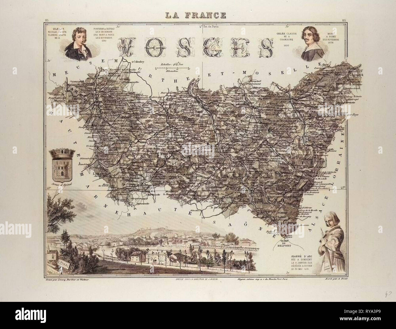 Vosges Map High Resolution Stock Photography and Images - Alamy