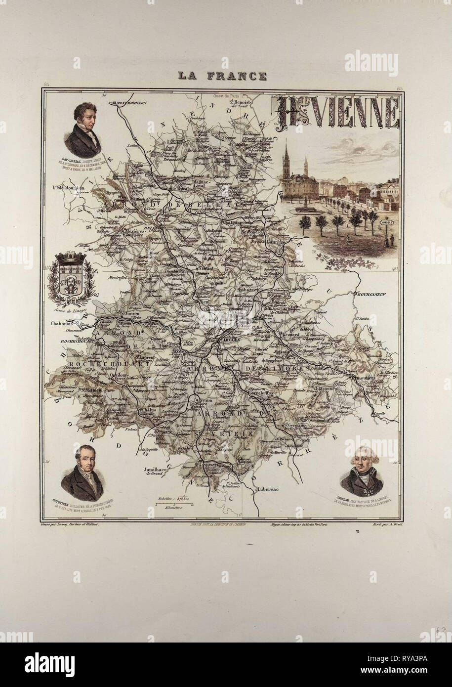 Haute Vienne Map High Resolution Stock Photography and Images - Alamy