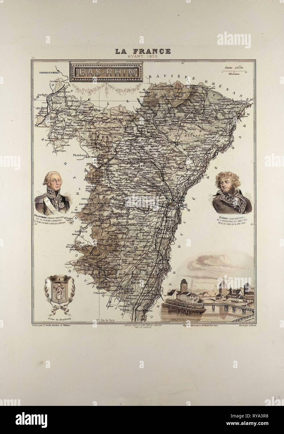 Bas rhin map hi-res stock photography and images - Alamy