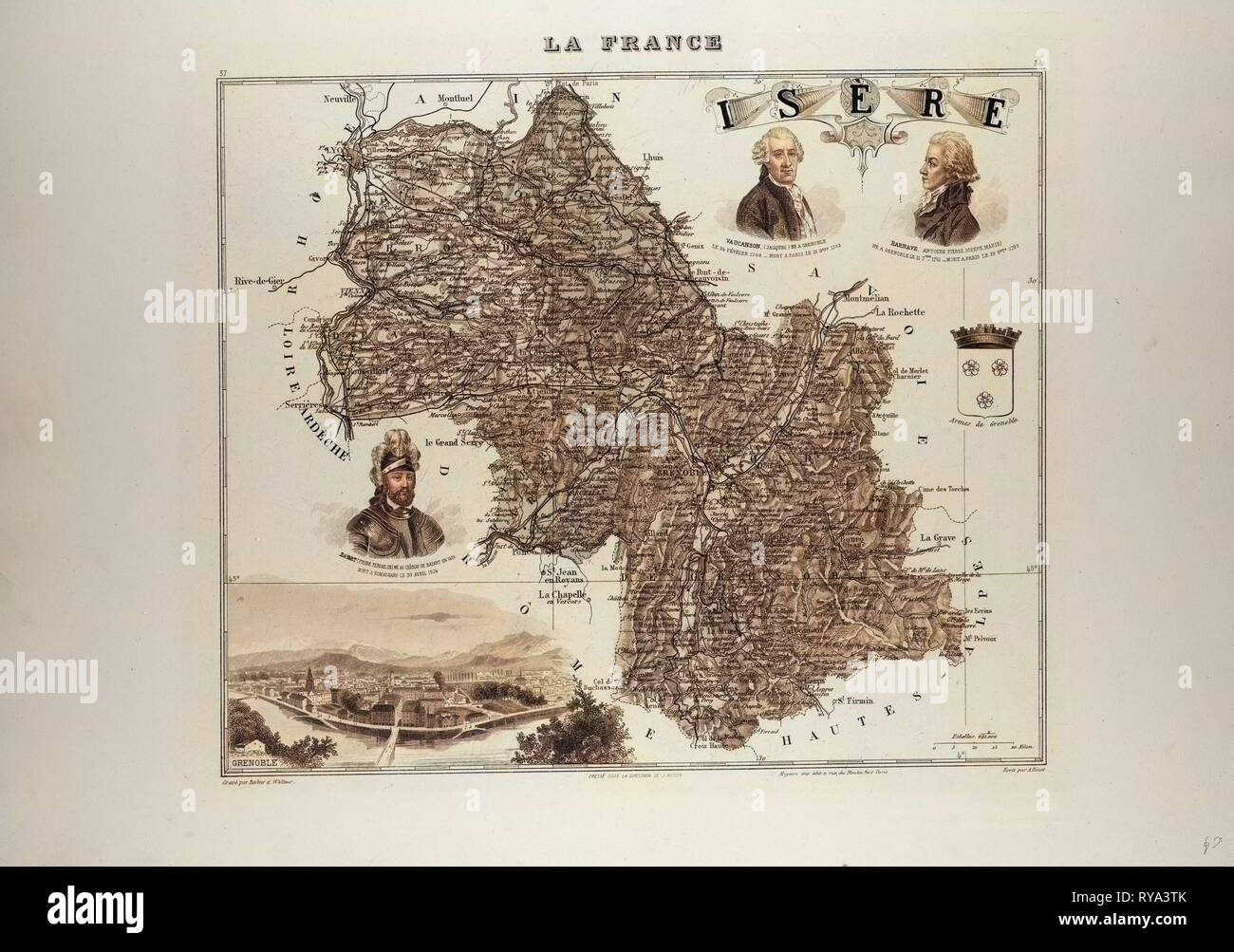 Isere Map High Resolution Stock Photography and Images - Alamy