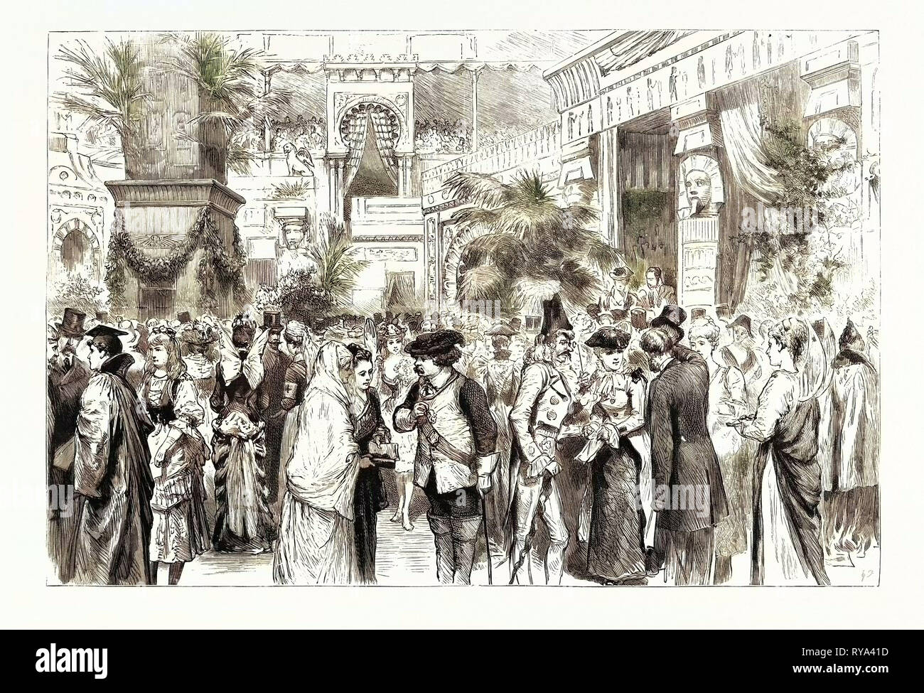 The Coming Race at the Albert Hall. Bazaar for the Benefit of the West ...