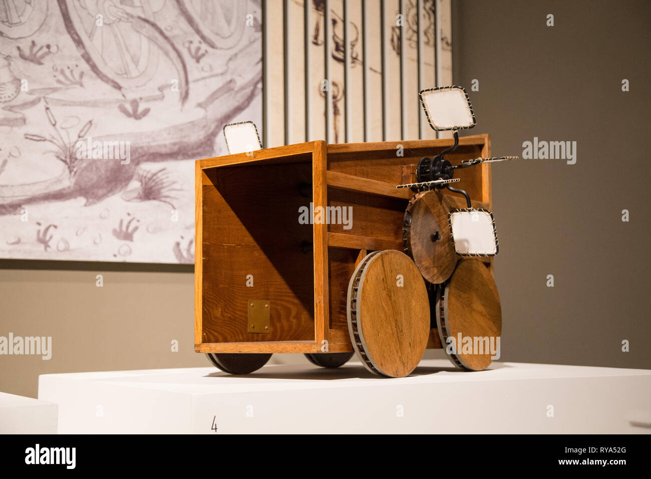 Roma, Italy. 12th Mar, 2019. Preview of the exhibition “Leonardo da ...