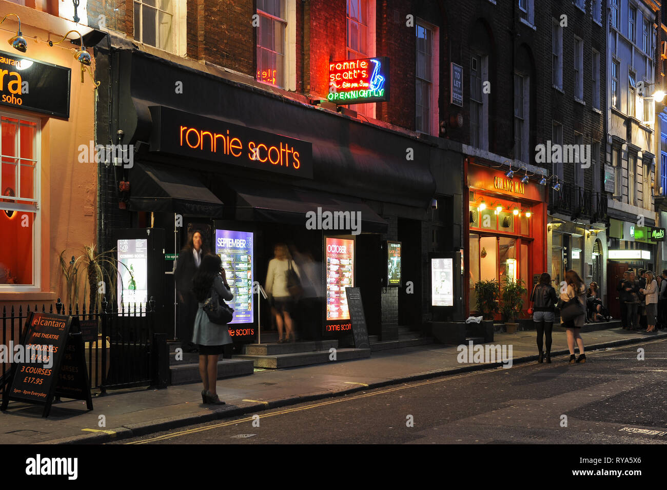 Ronnie scotts soho london hi-res stock photography and images - Alamy