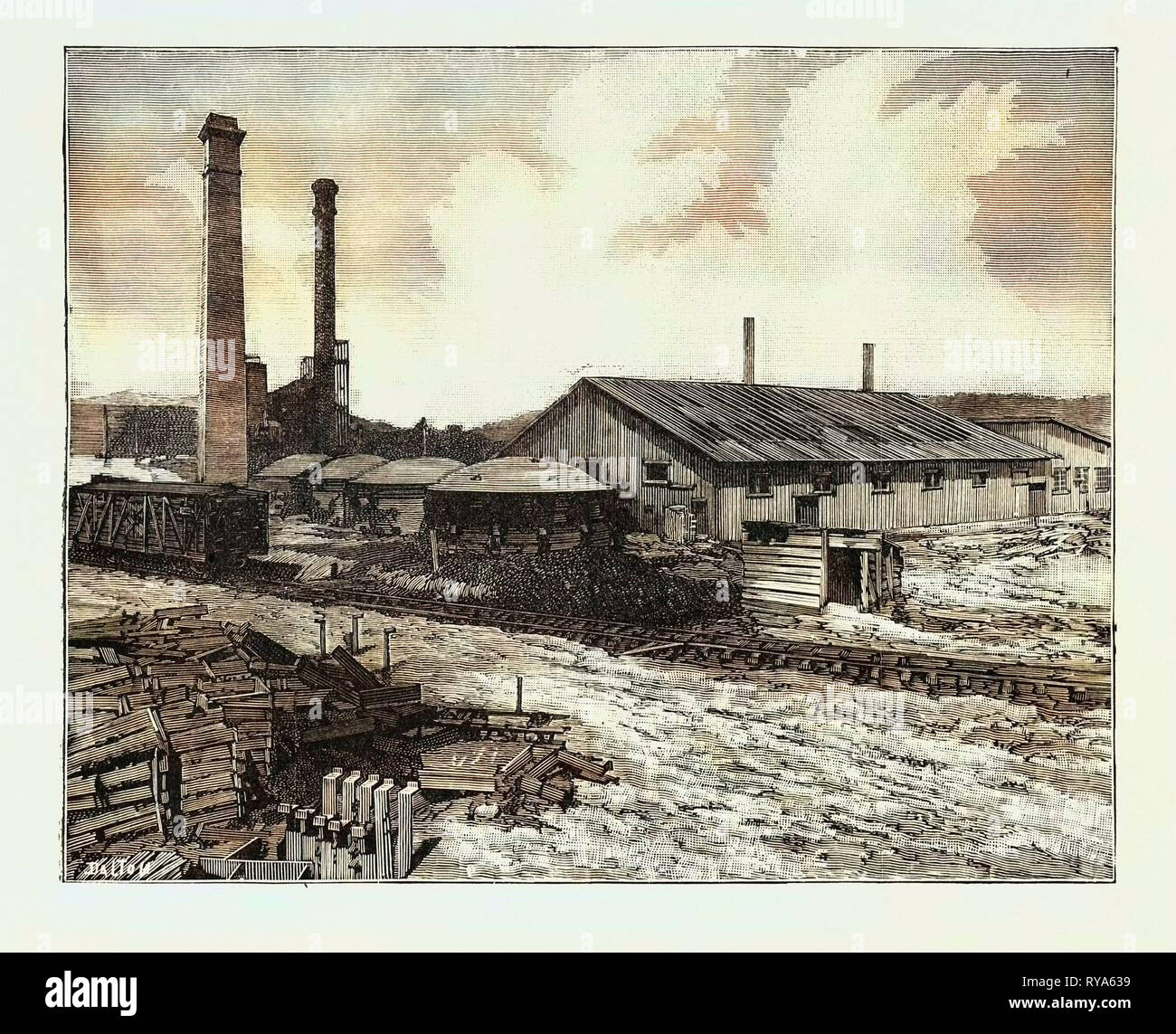 Middlesborough Kentucky: Fire Brick Works USA Stock Photo - Alamy