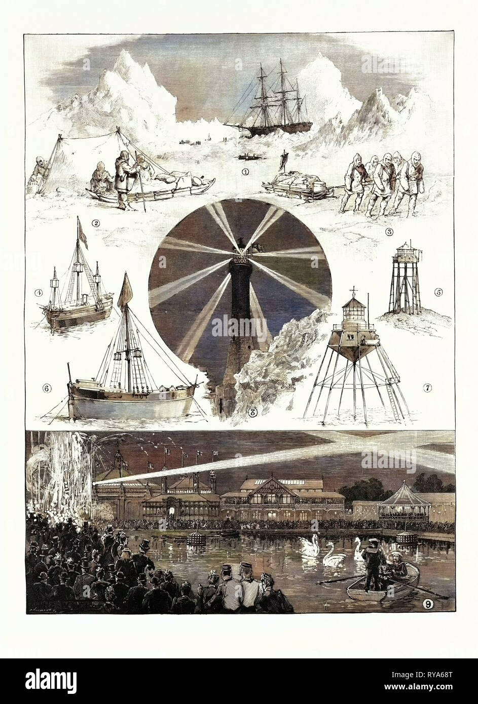 Old lightship drawing hi-res stock photography and images - Alamy