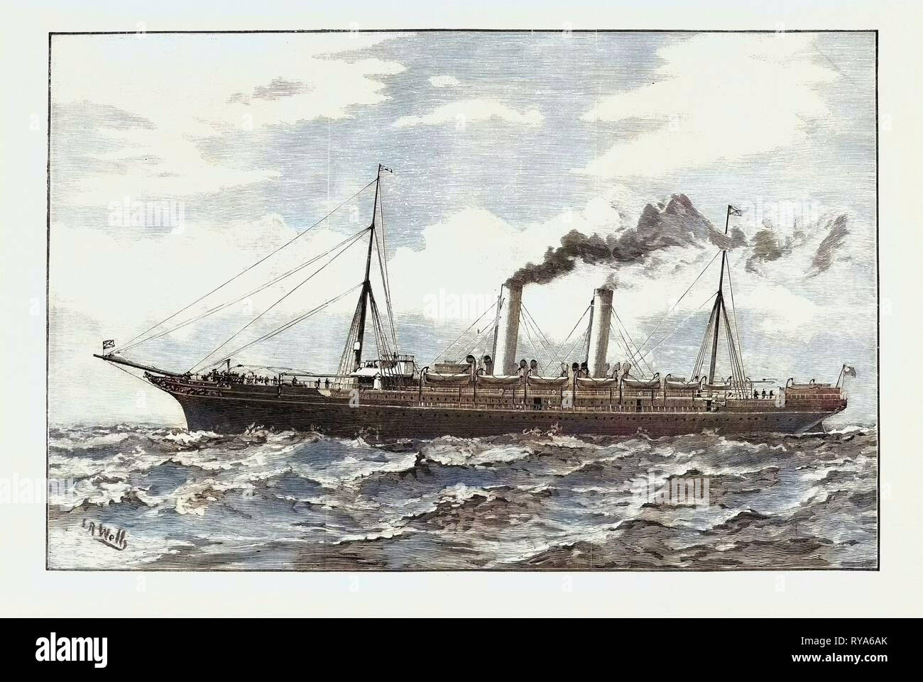 The New Steamer Scot Union Steamship Company South African Royal Mail ...