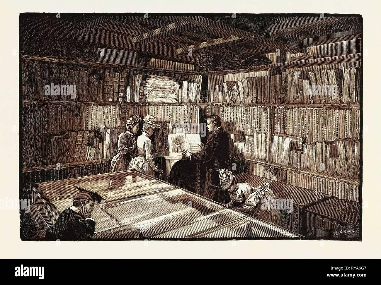 Wimborne: The Library Stock Photo - Alamy